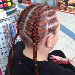 Fancy cornrows