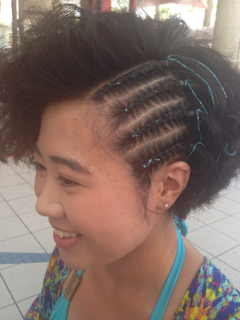 Cornrows on the side….our speciality